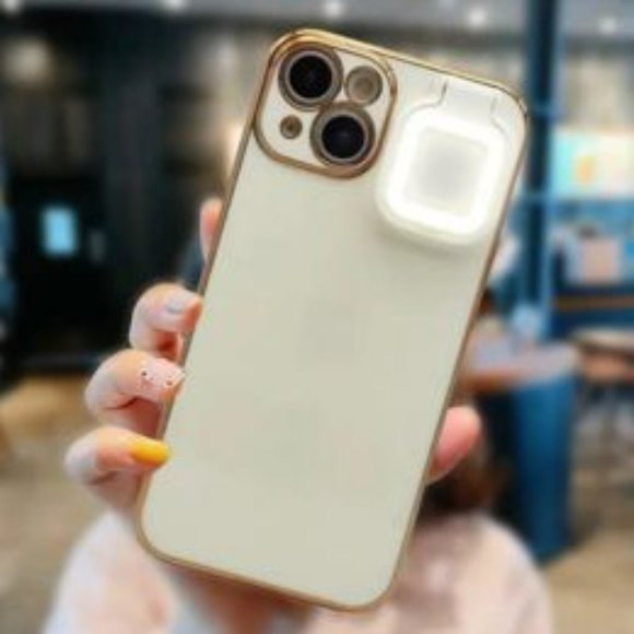 Cell Phones & Accessories | Iphone 13 Square Led Selife Light Case ...